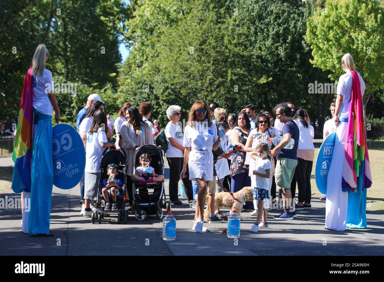 Lizzie Cundy at The Wells on Wheel Water Walk Regents Park 15th ...