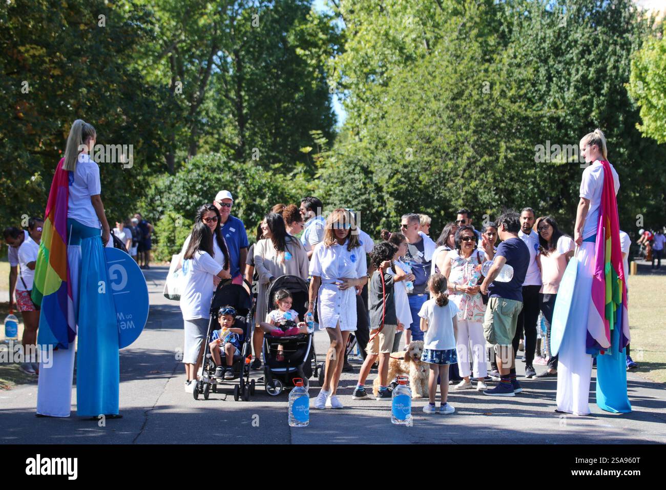 Lizzie Cundy at The Wells on Wheel Water Walk Regents Park 15th ...