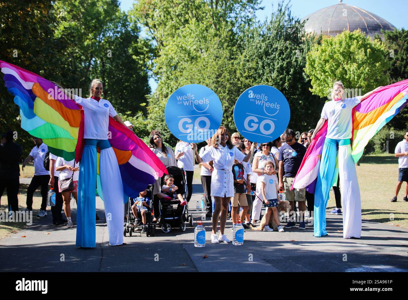 Lizzie Cundy at The Wells on Wheel Water Walk Regents Park 15th ...