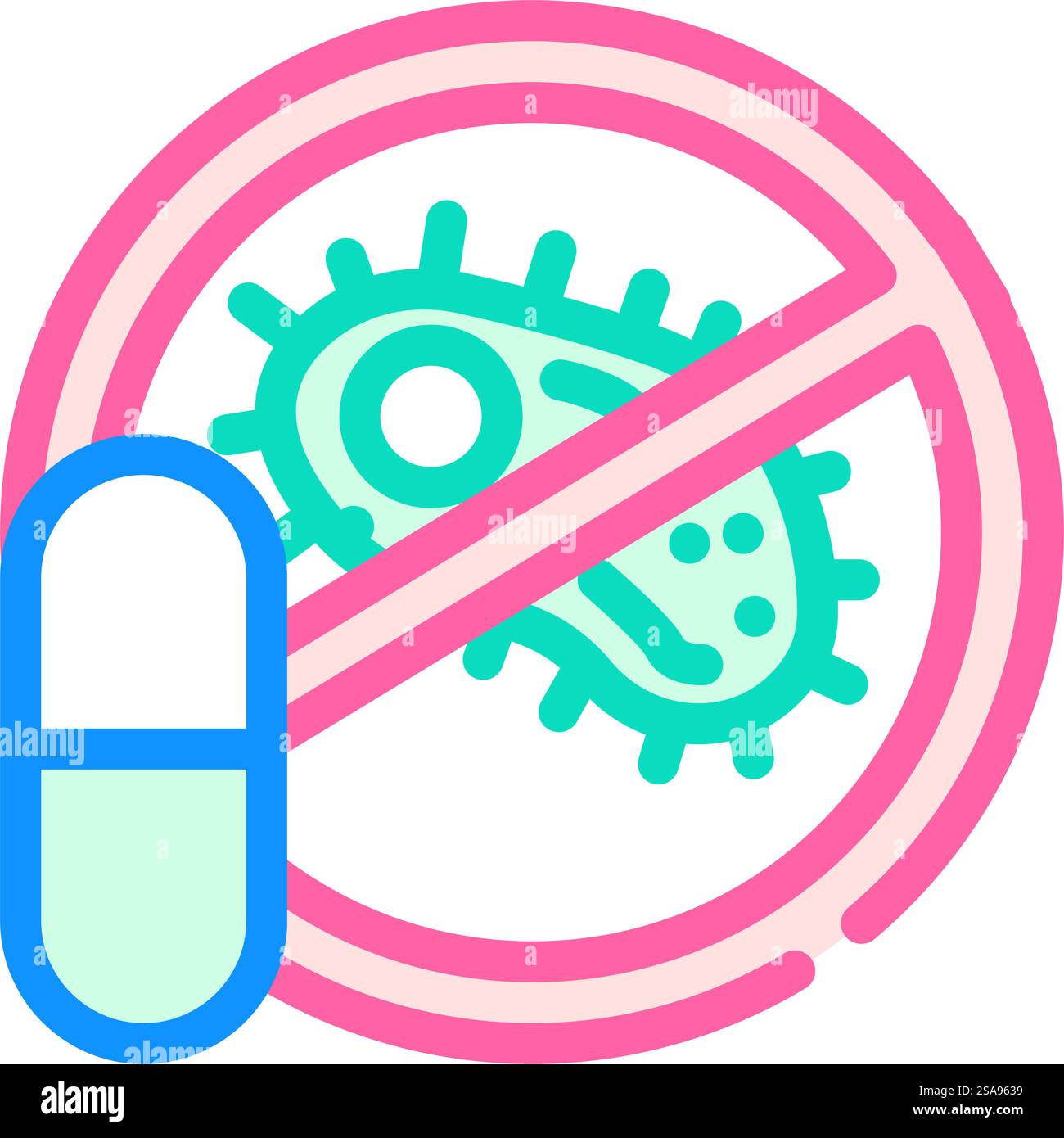 antibiotics medicines pharmacy color icon vector. antibiotics medicines ...