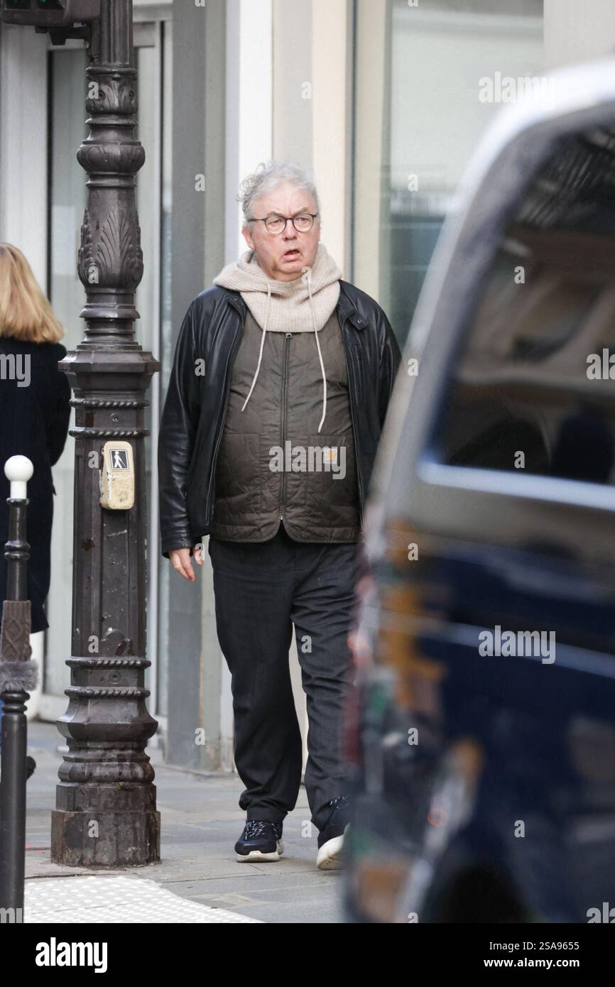 Paris, France. 29th Jan, 2025. Dominique Besnehard arriving at the ...