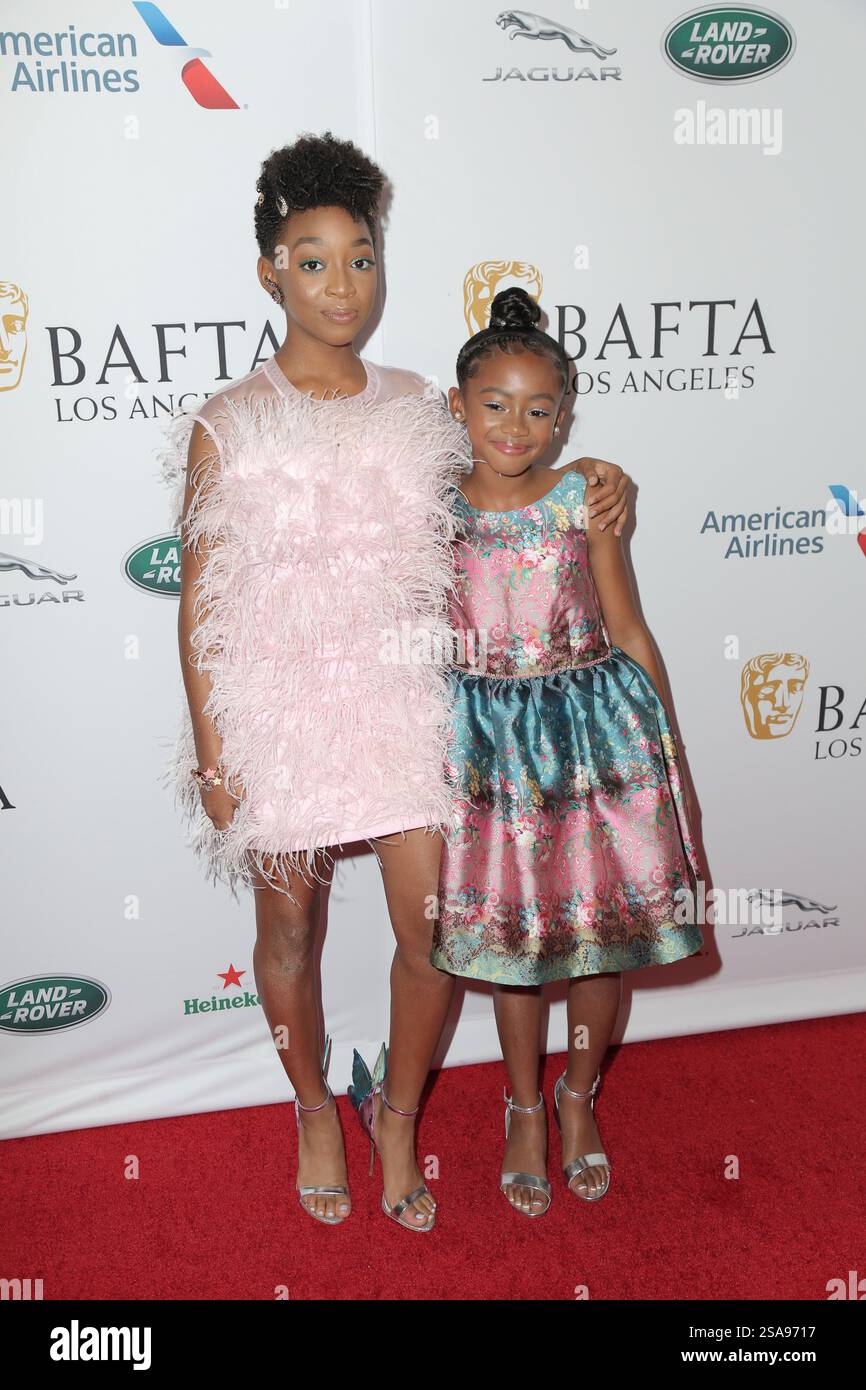 Eris Baker and Faithe Herman at the BAFTA LA TV Tea Party, Arrivals ...