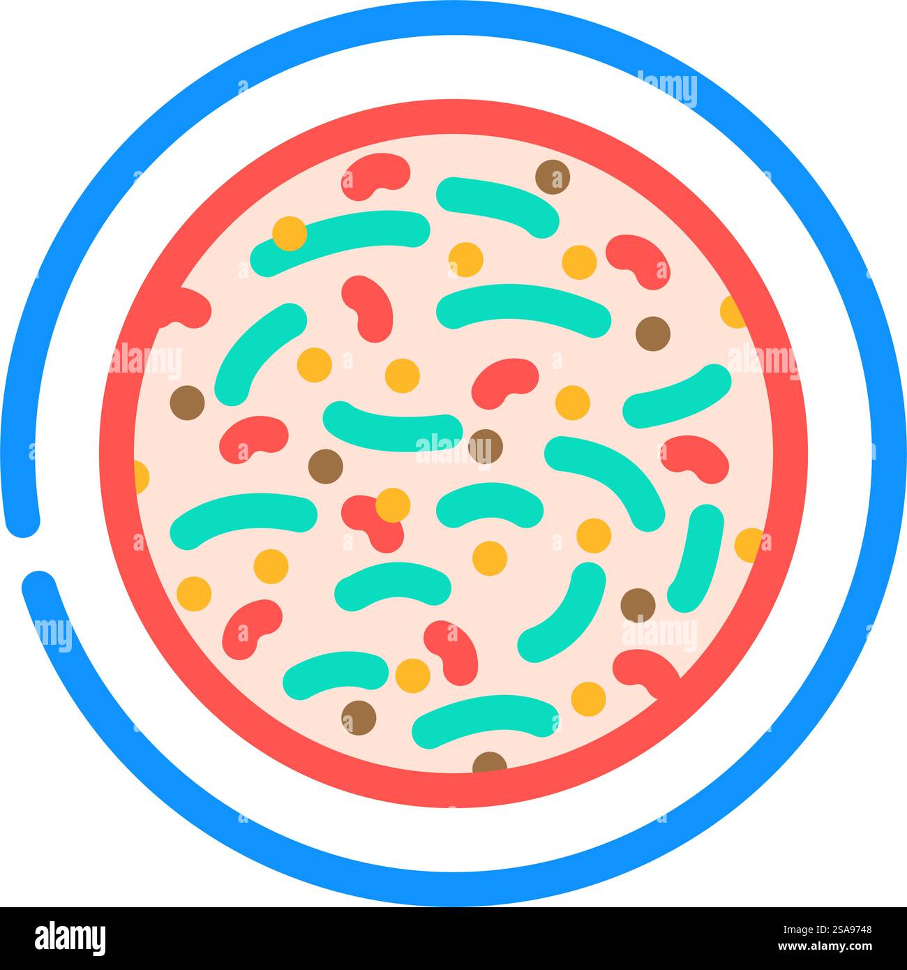 bhindi masala indian cuisine color icon vector. bhindi masala indian ...