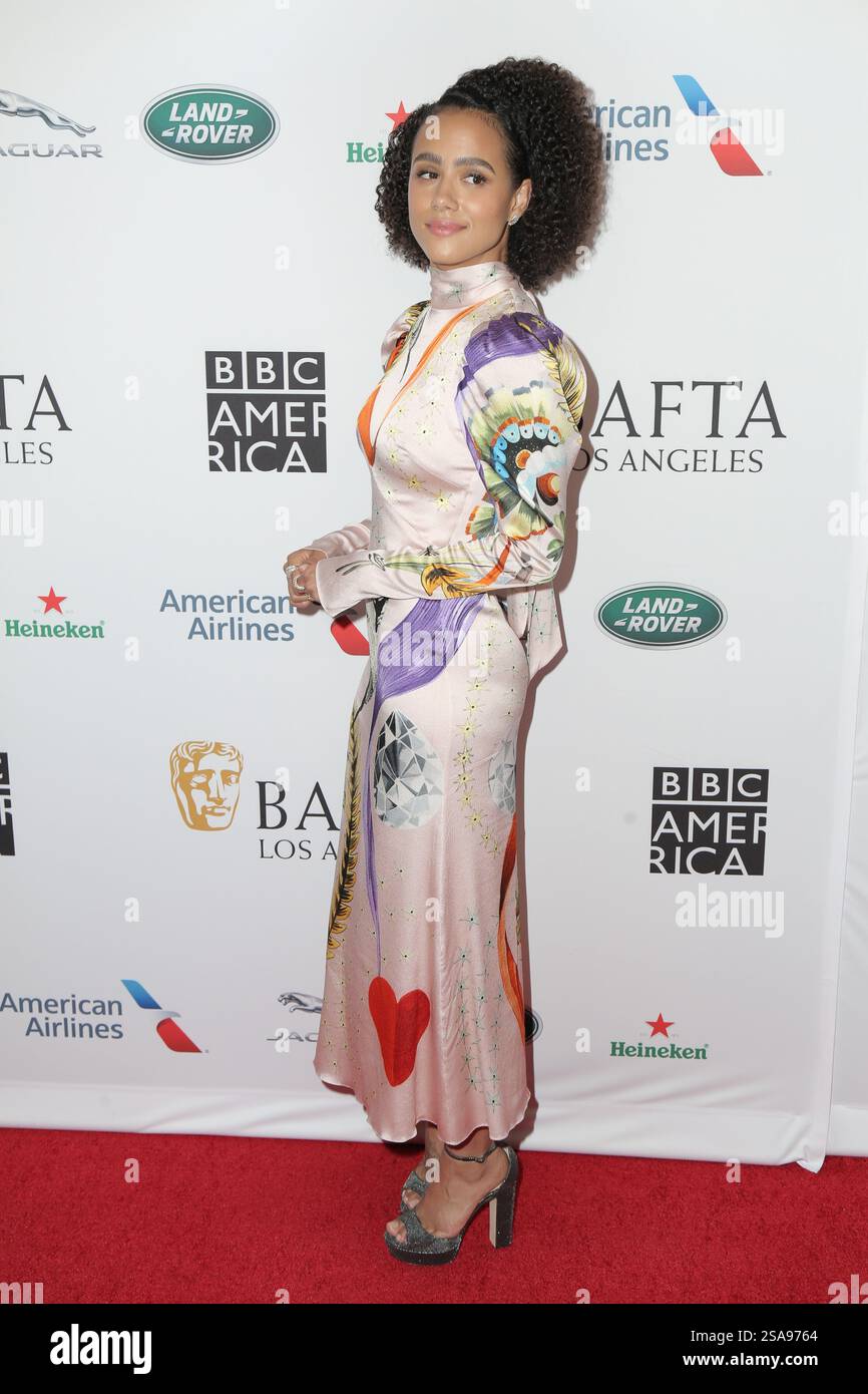 Nathalie Emmanuel at the BAFTA LA TV Tea Party, Arrivals, The Beverly ...