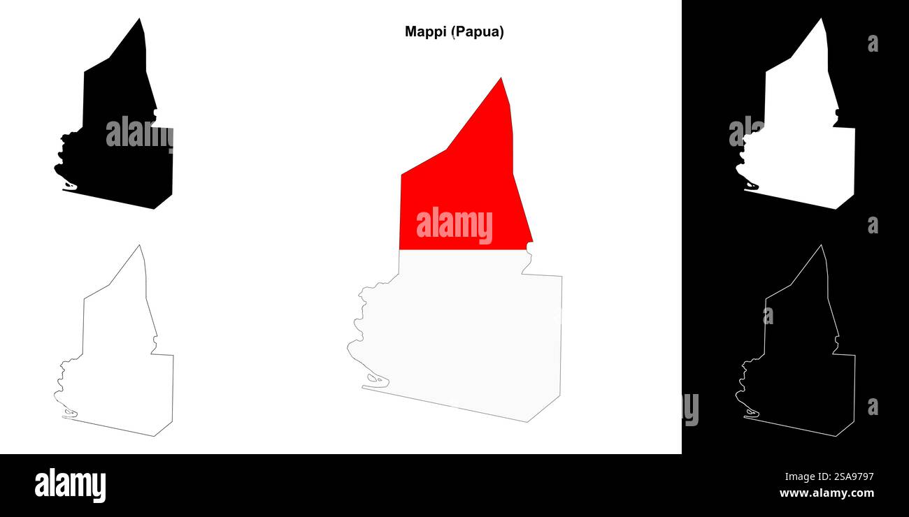 Blank mappi map hi-res stock photography and images - Alamy