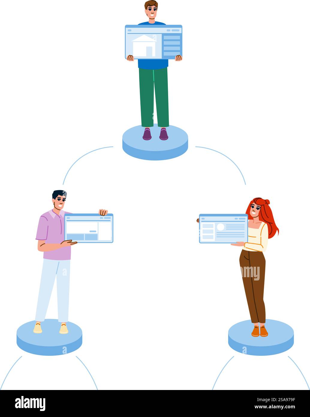 Levels hierarchy website website vector organization layout hi-res ...
