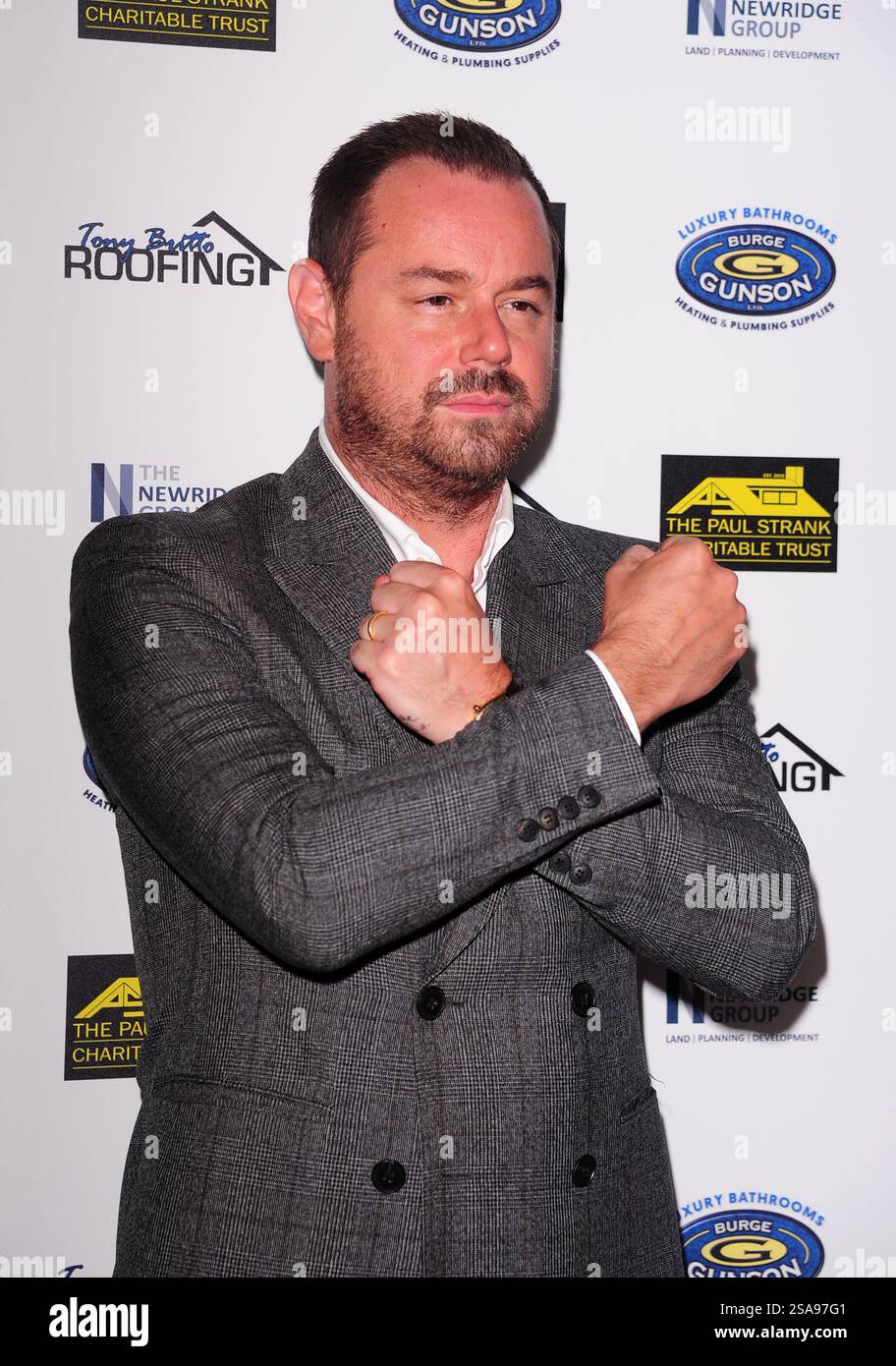 Danny Dyer attending The Paul Strank Charity Gala at The Bank of ...