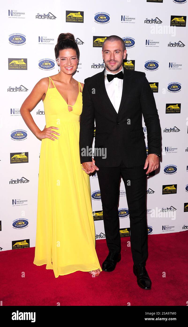 Sophie Austin and Shayne Ward attending The Paul Strank Charity Gala at ...