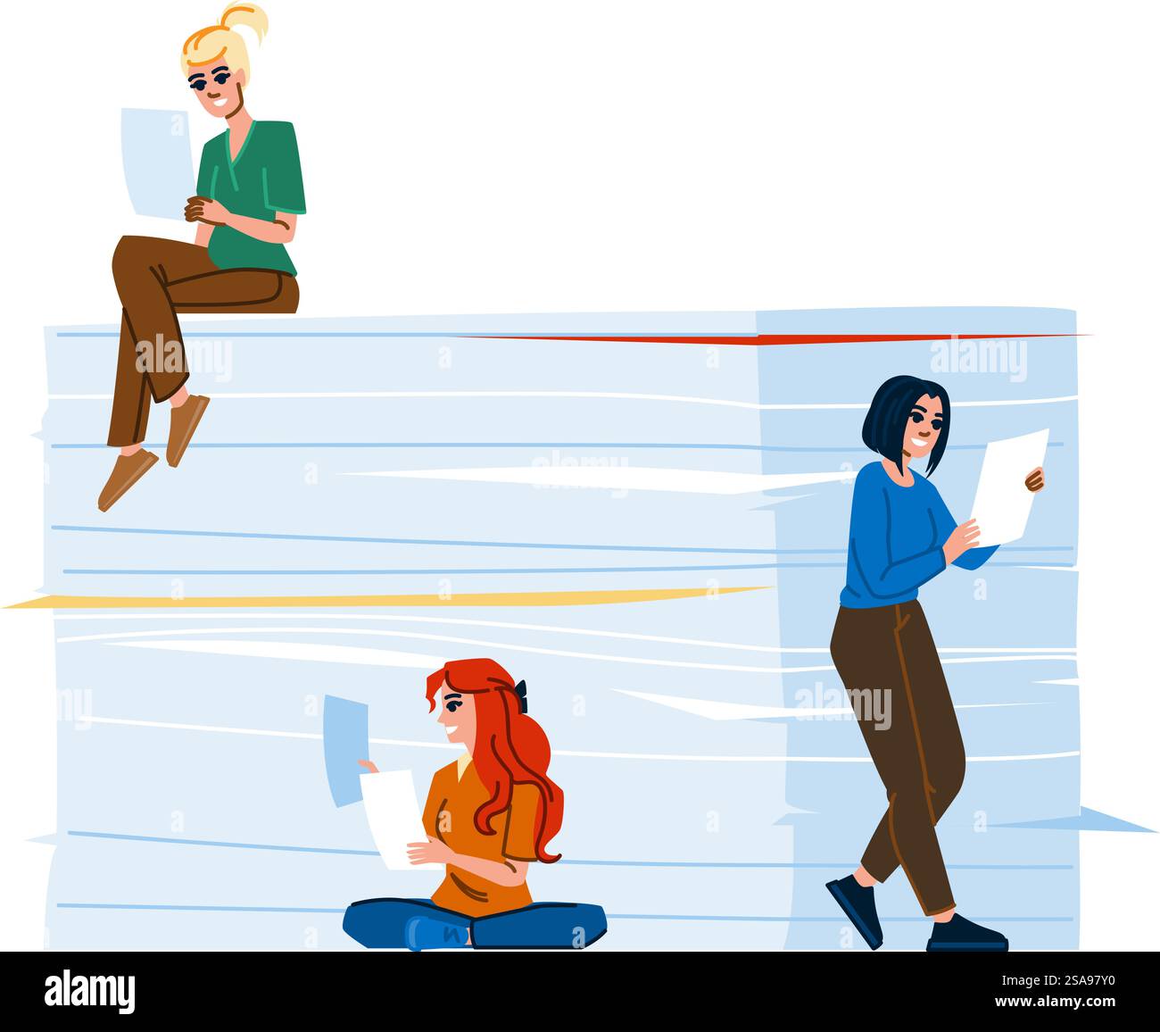 business contract management vector. agreement office, businessman ...