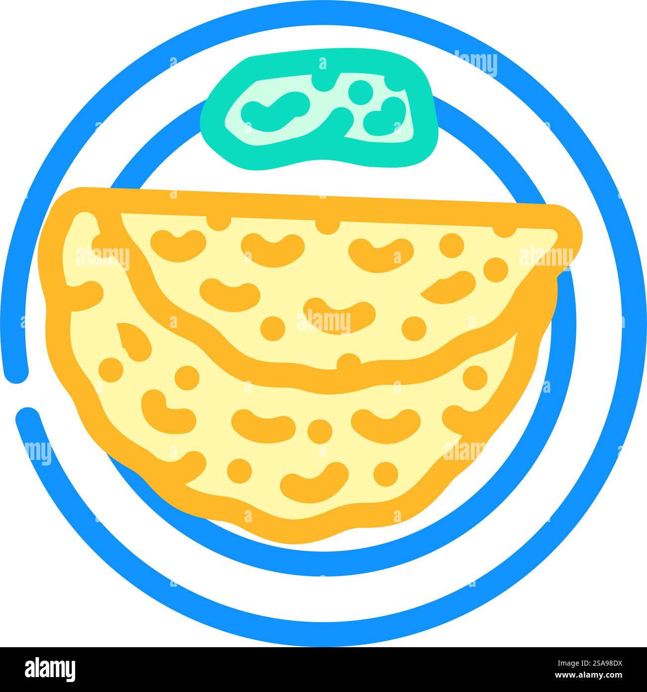 roti bread indian cuisine color icon vector. roti bread indian cuisine ...