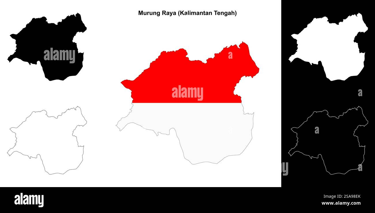 Blank murung raya map hi-res stock photography and images - Alamy