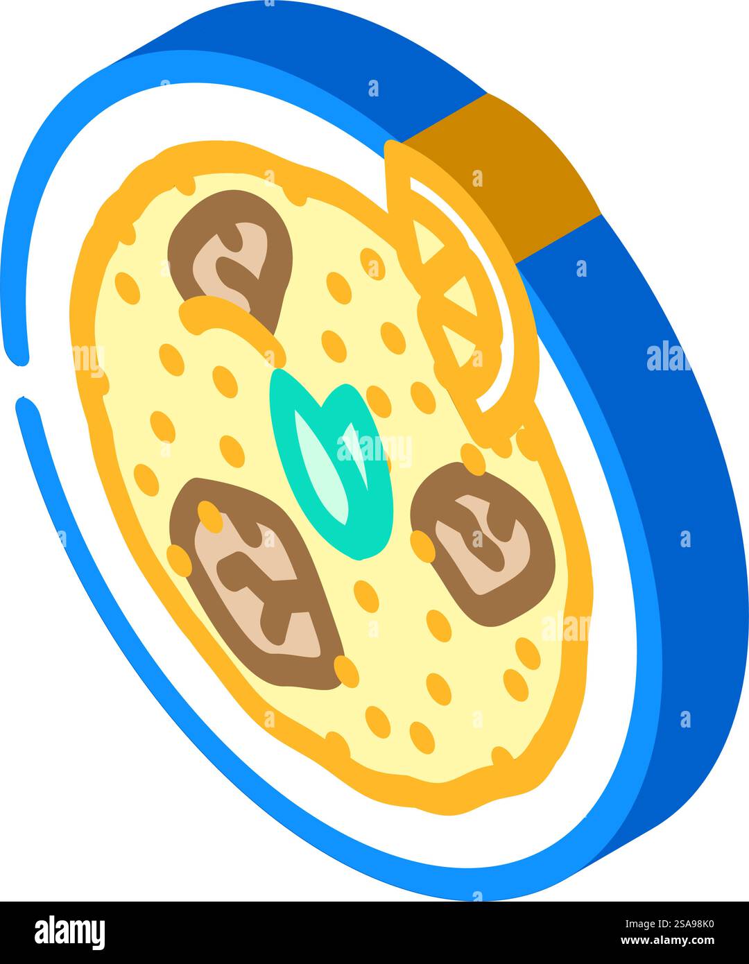 biryani indian cuisine isometric icon vector. biryani indian cuisine ...