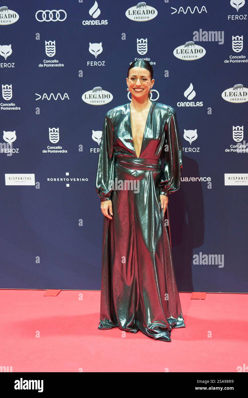 Tamara Garcia attends 'Feroz Awards' 2025 Red Carpet at Pazo de la Cultura on January 26, 2025 ...