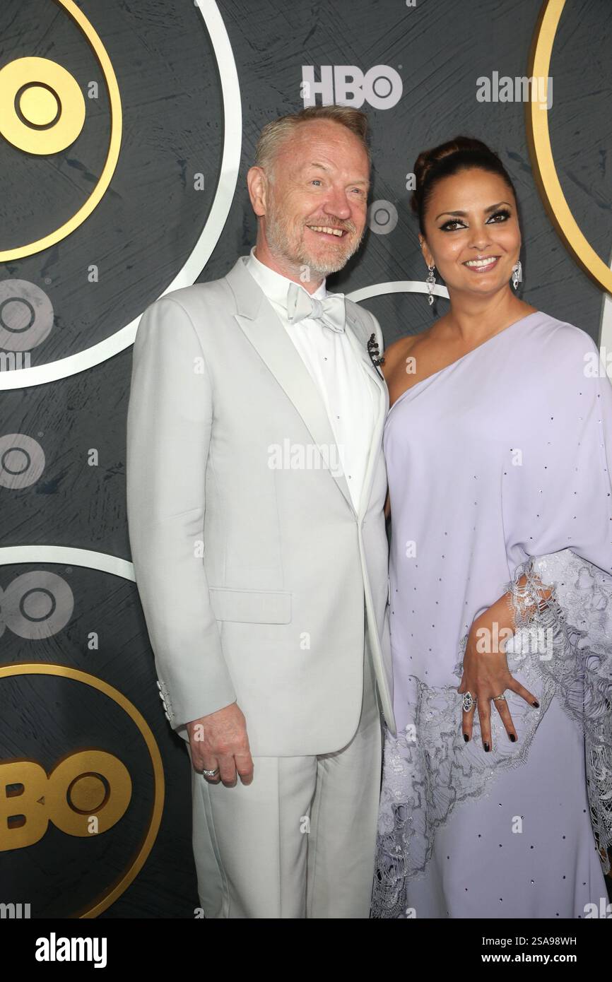 Jared Harris and Allegra Riggio at the HBO Primetime Emmy Awards After ...