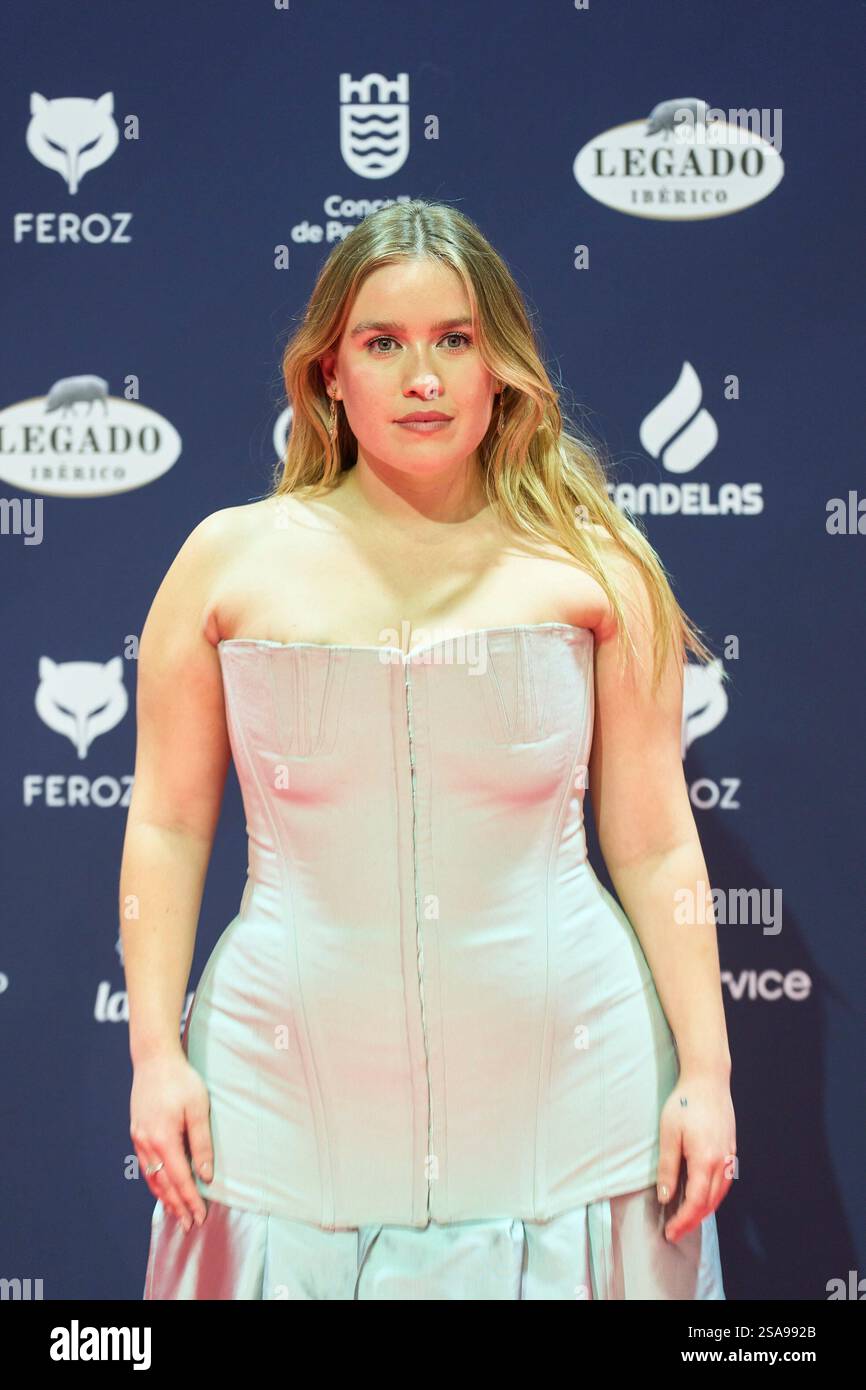 Clara Sans attends 'Feroz Awards' 2025 Red Carpet at Pazo de la Cultura ...
