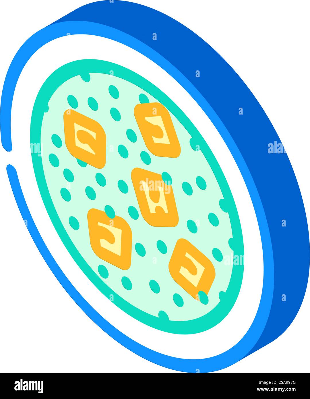 palak paneer indian cuisine isometric icon vector. palak paneer indian ...