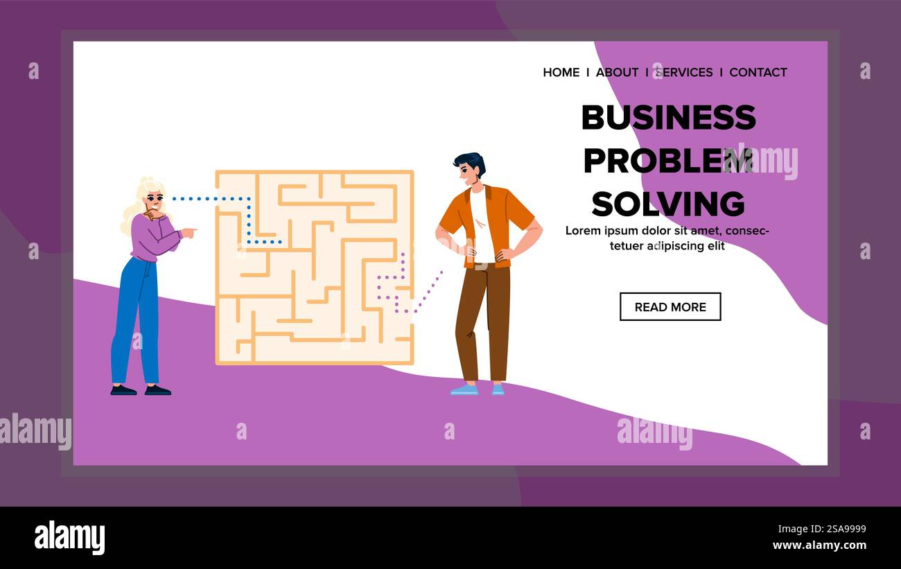 creativity business problem solving vector. decision making ...