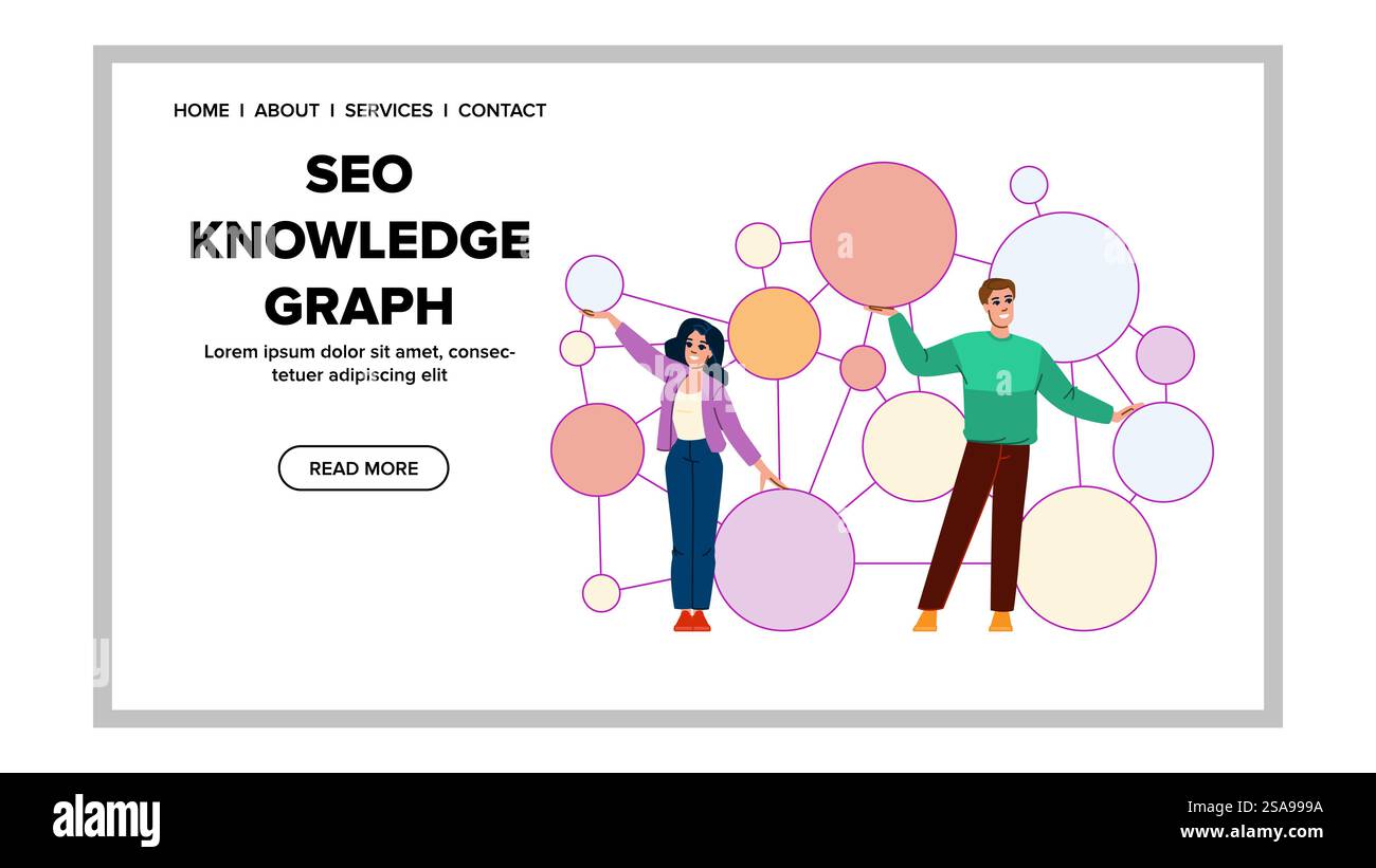 google seo knowledge graph vector. search engine, optimization semantic, data structured google ...