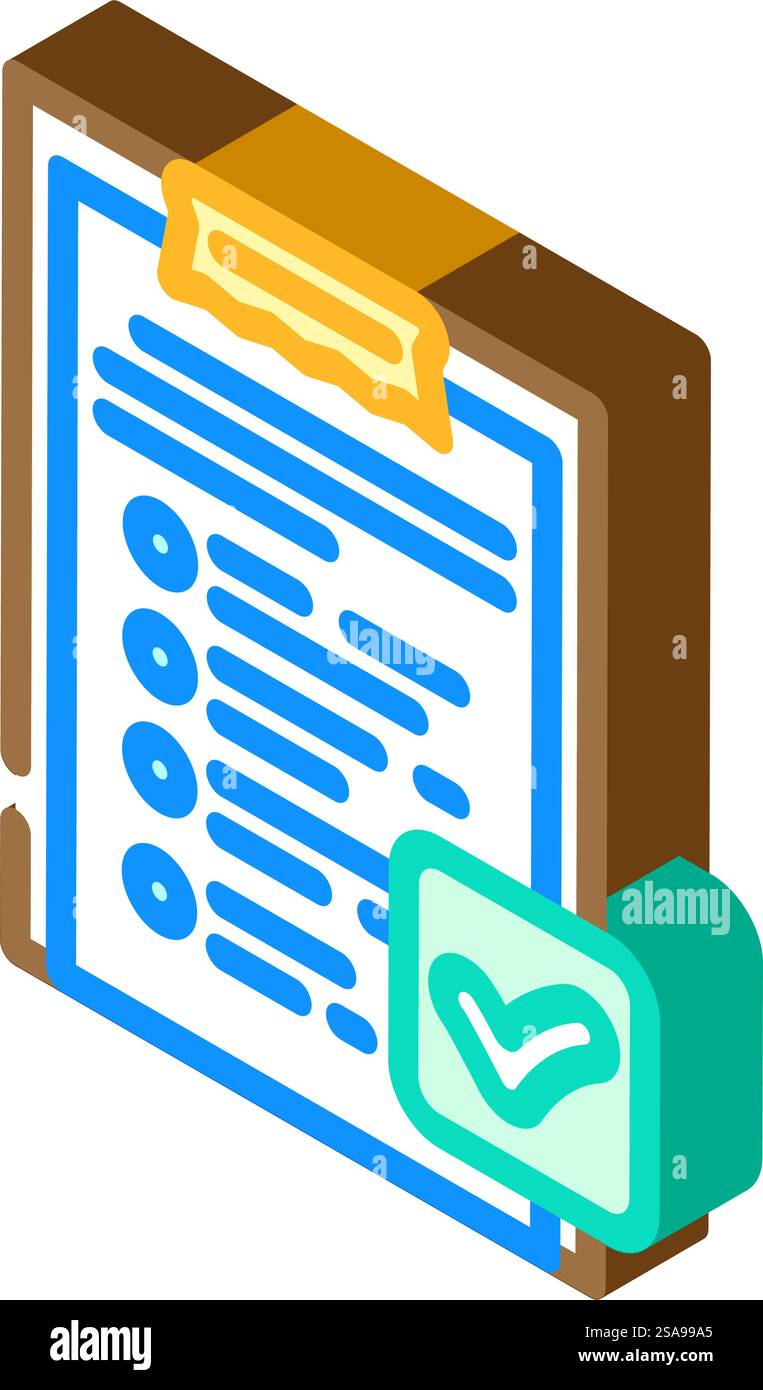 regulatory compliance business process isometric icon vector ...