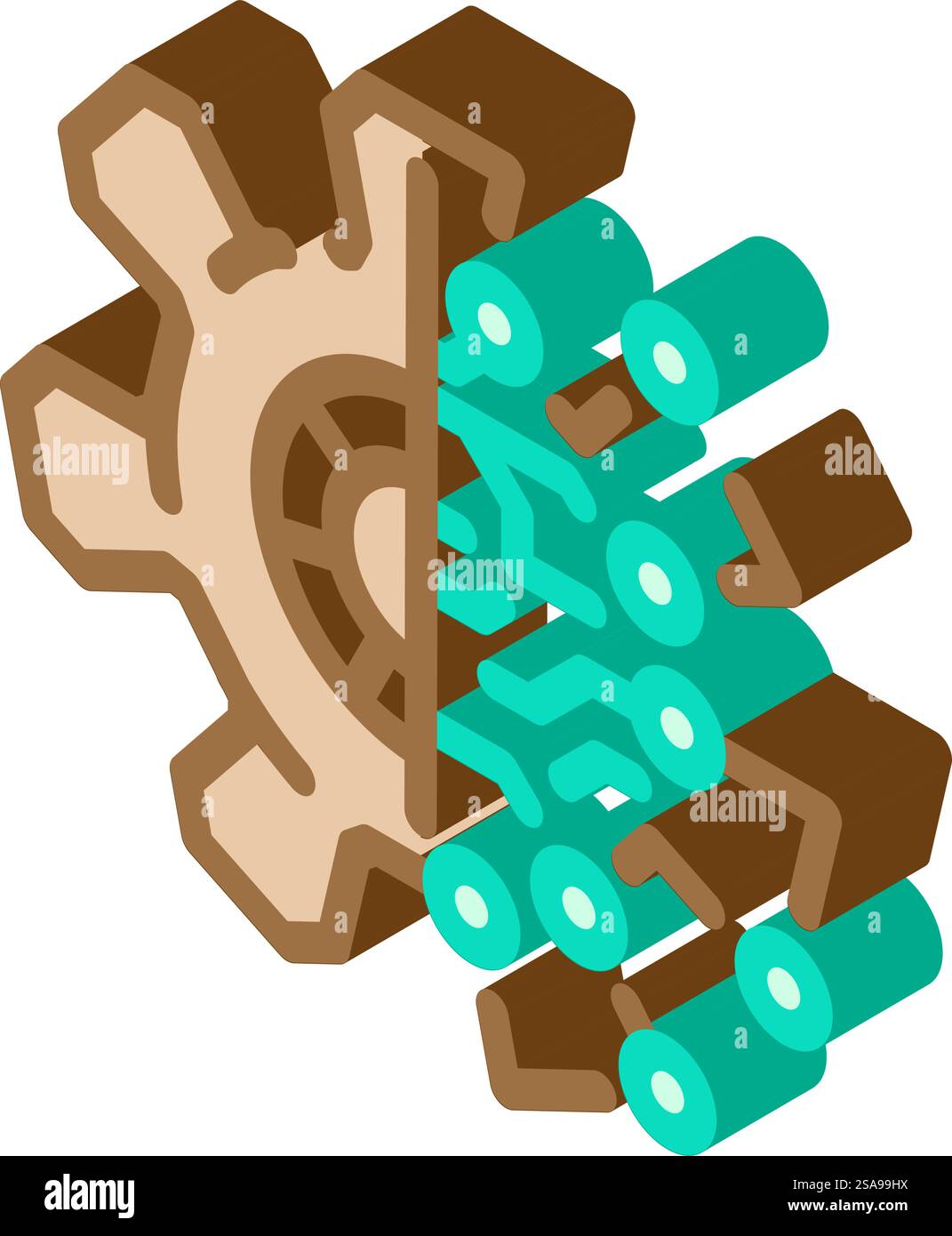 digital transformation tech isometric icon vector. digital ... digital transformation tech isometric icon vector. digital ...