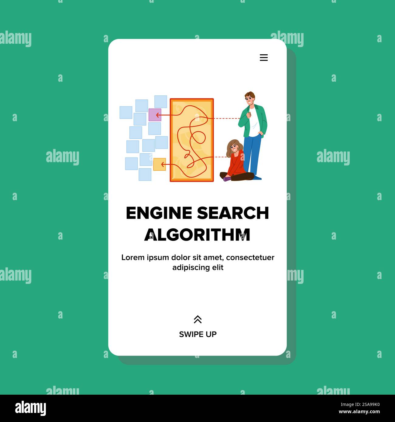 ranking engine search algorithm vector. results keywords, relevance ...