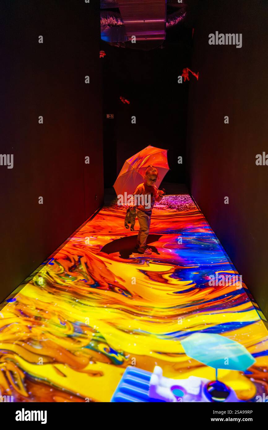 Prague, Czech republic - September 1, 2023: Interactive museum of ...