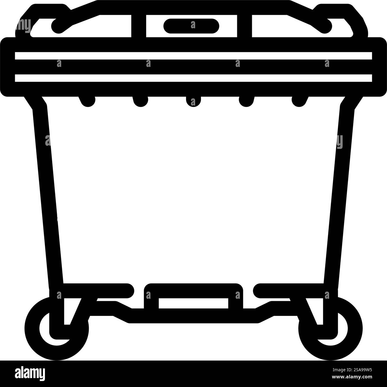 green bin waste sorting line icon vector. green bin waste sorting sign ...