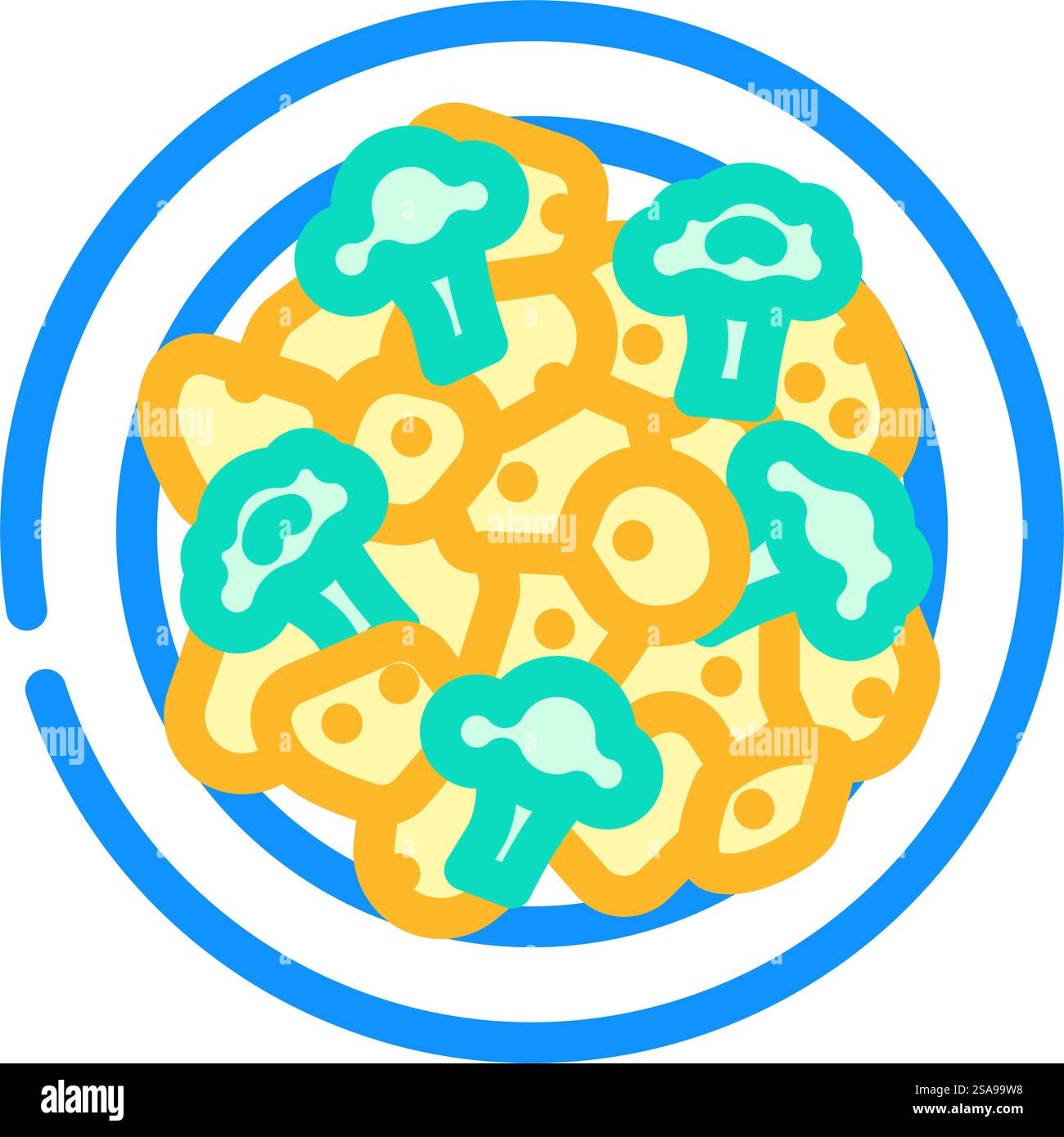 Aloo gobi rice Stock Vector Images - Alamy