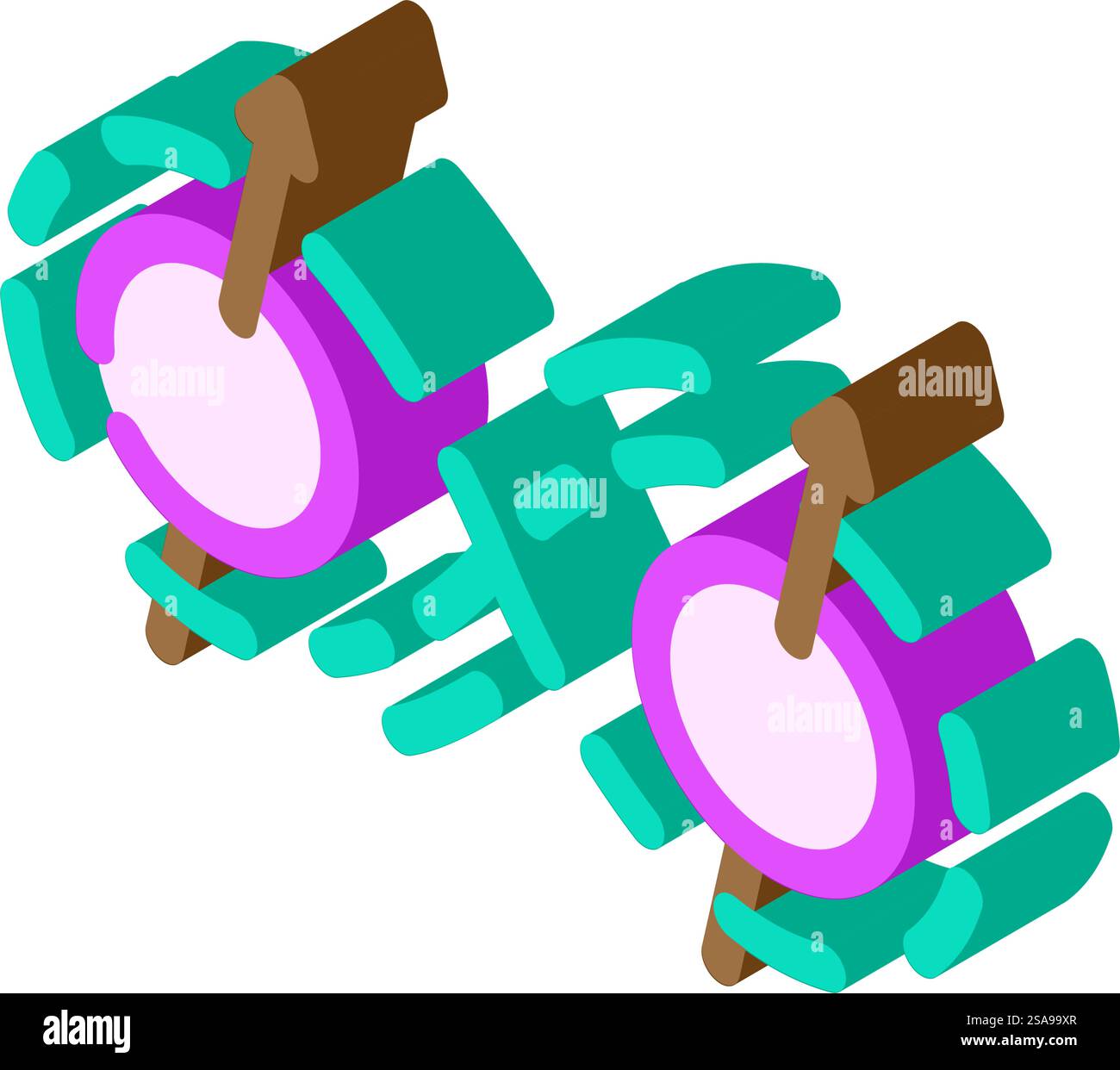 entanglement quantum technology isometric icon vector. entanglement ...