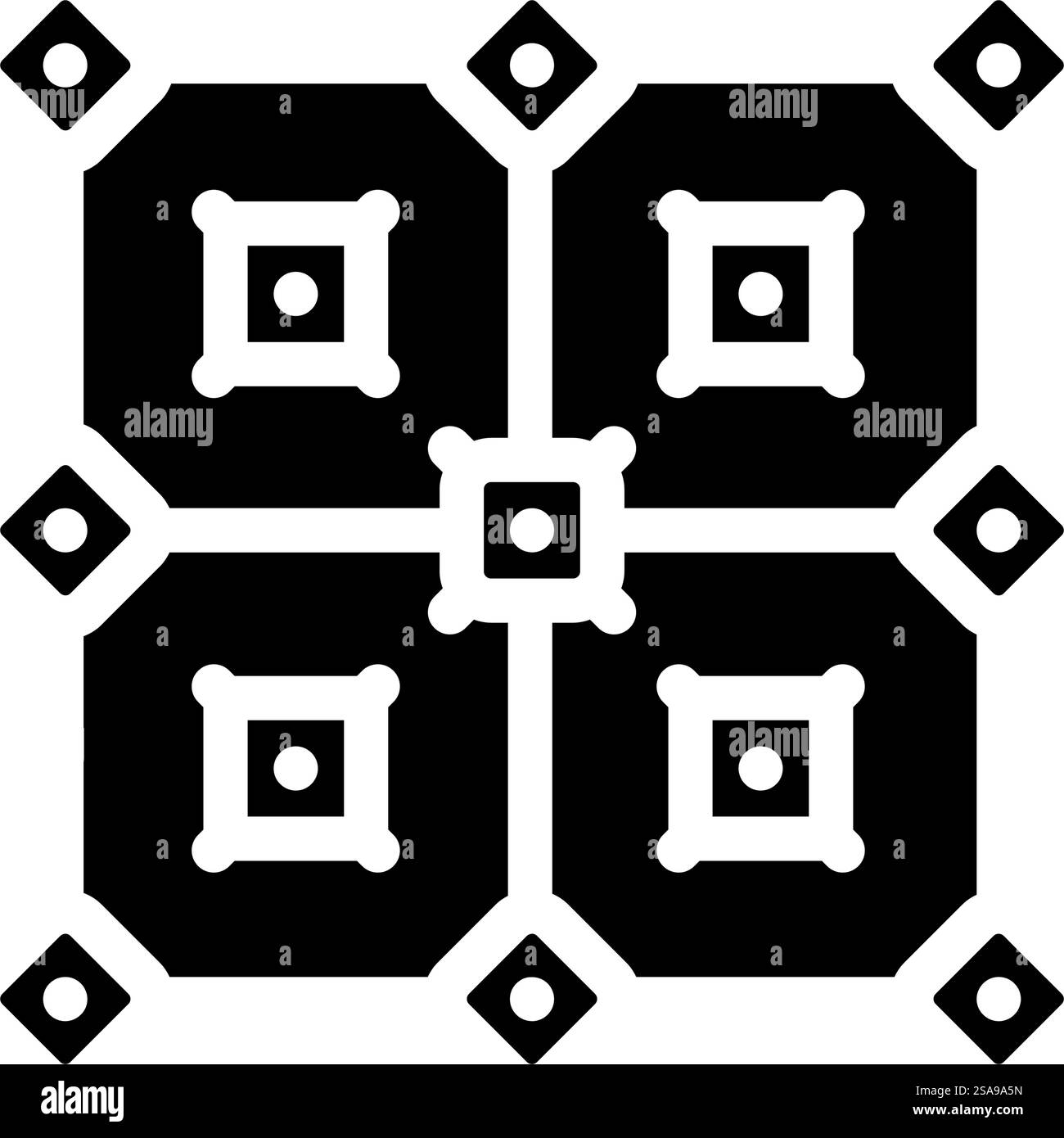 error correction quantum technology glyph icon vector. error correction ...