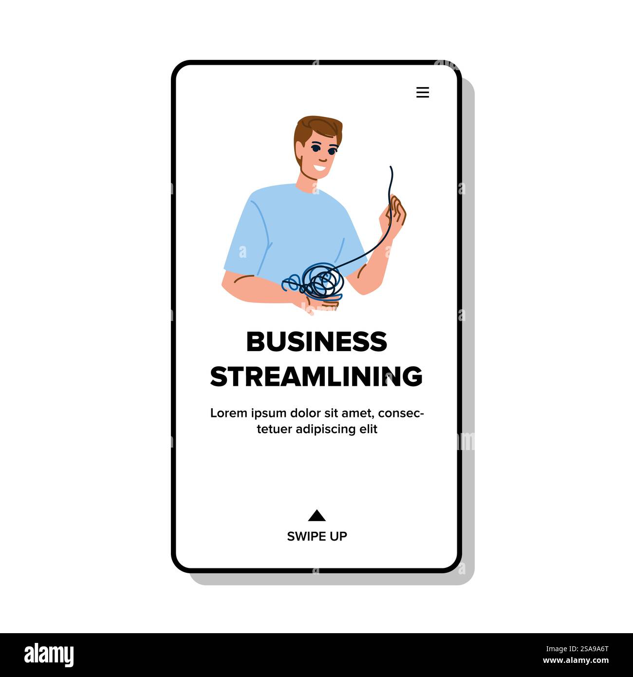 productivity business streamlining vector. organization workflow ...