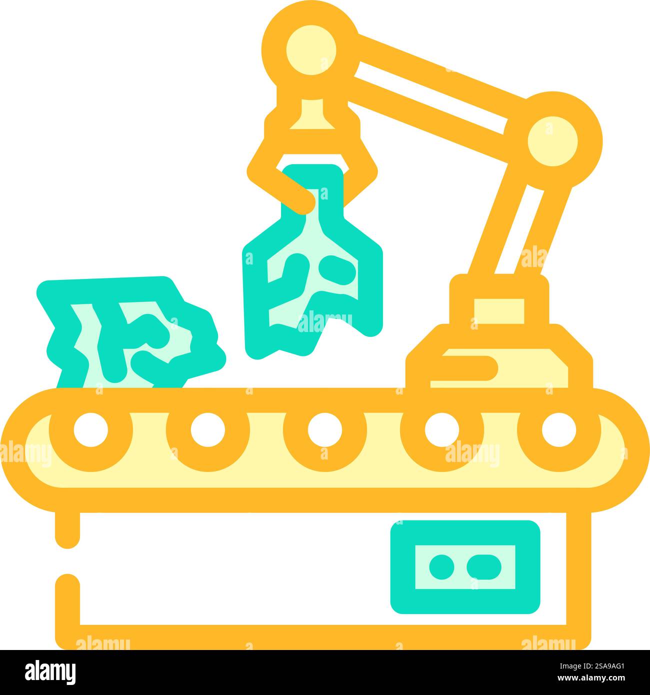 municipal solid waste msw color icon vector. municipal solid waste msw ...
