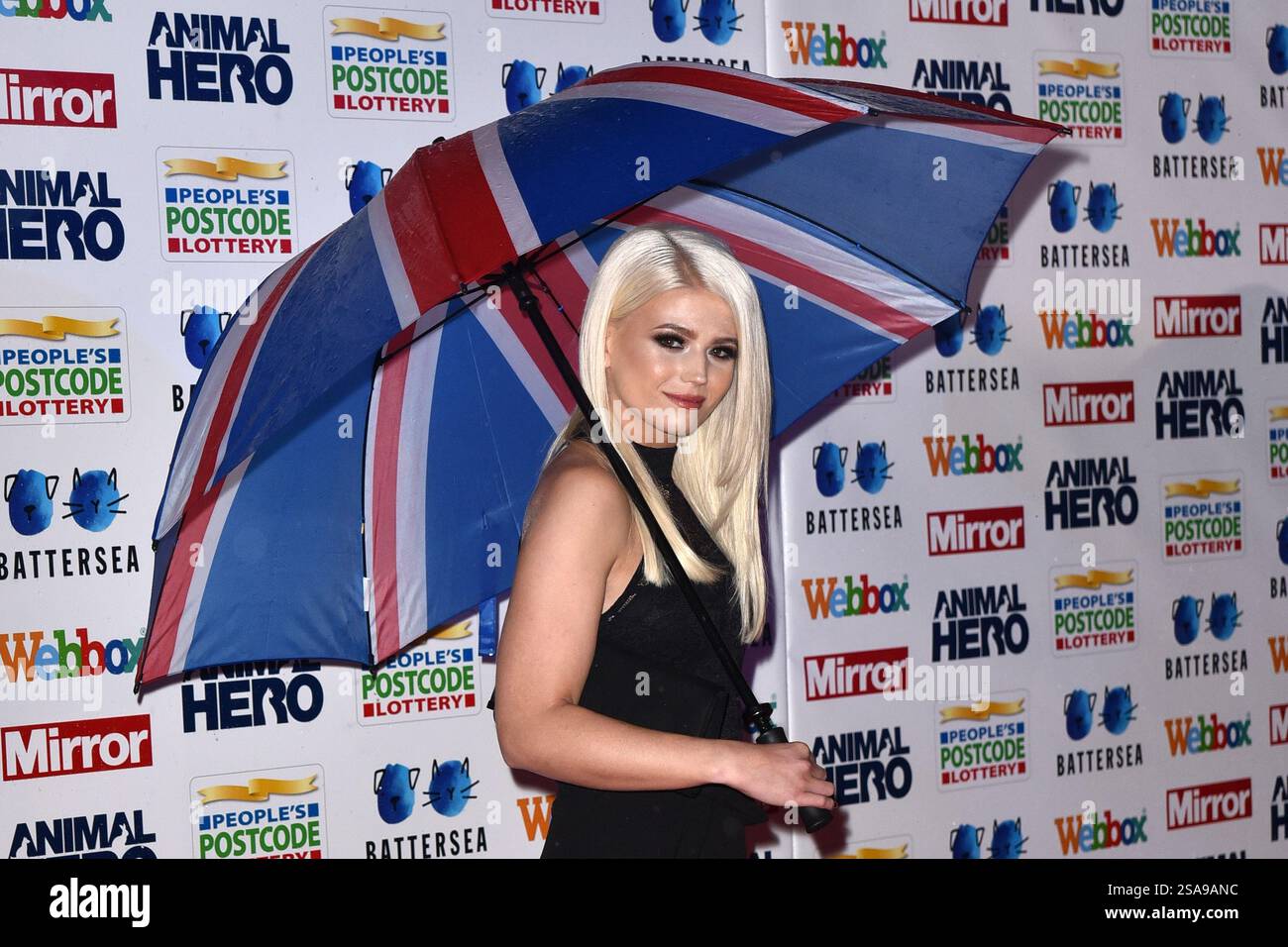 Danielle Harold attends the Mirror Animal Hero Awards 2019, in ...