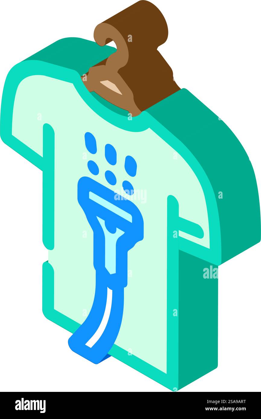 dry cleaning isometric icon vector. dry cleaning sign. isolated symbol ...
