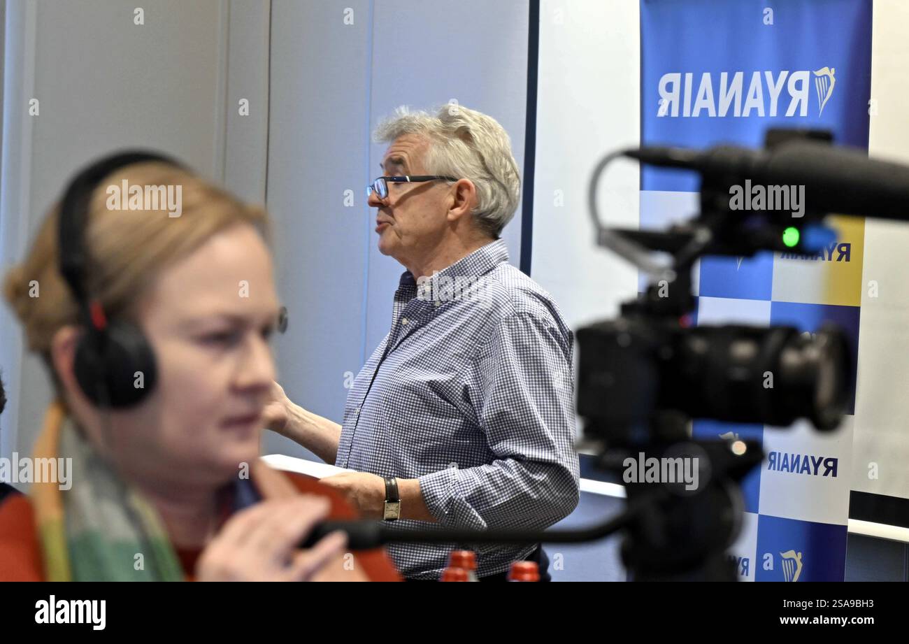 Ryanair CEO Michael O'Leary pictured during a press conference of Irish ...