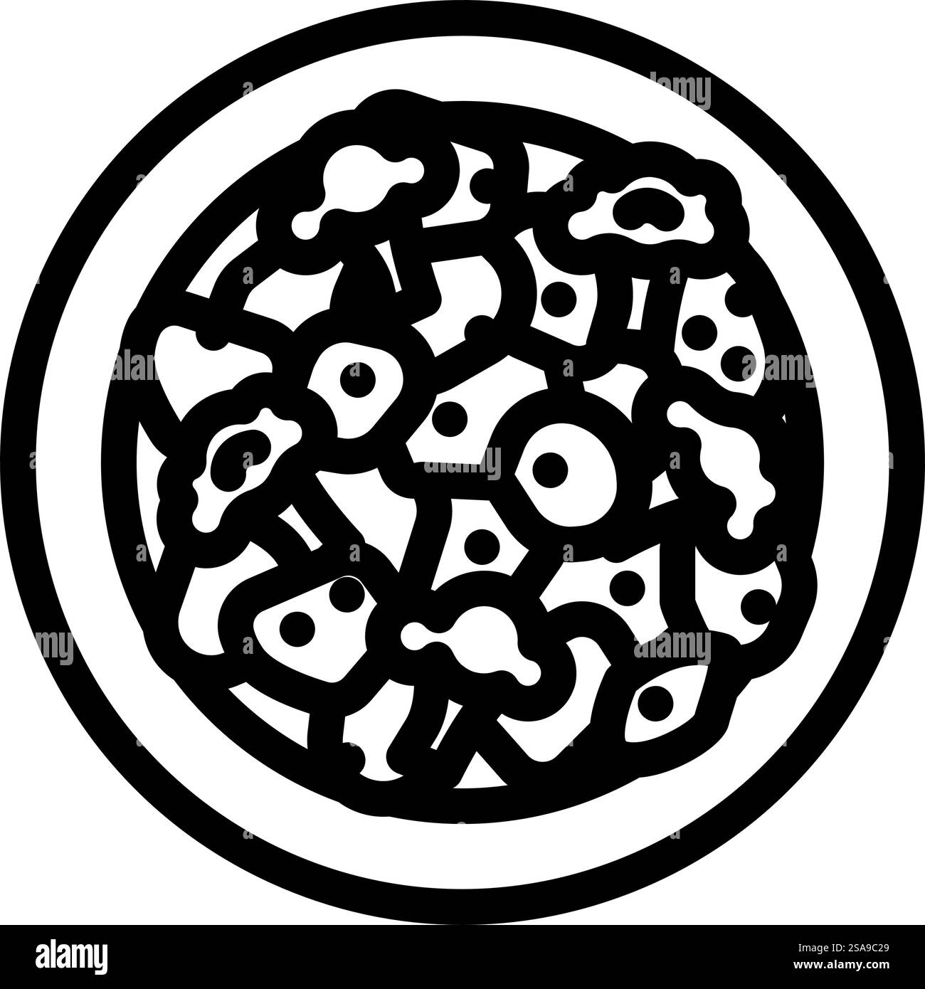 aloo gobi indian cuisine line icon vector. aloo gobi indian cuisine ...