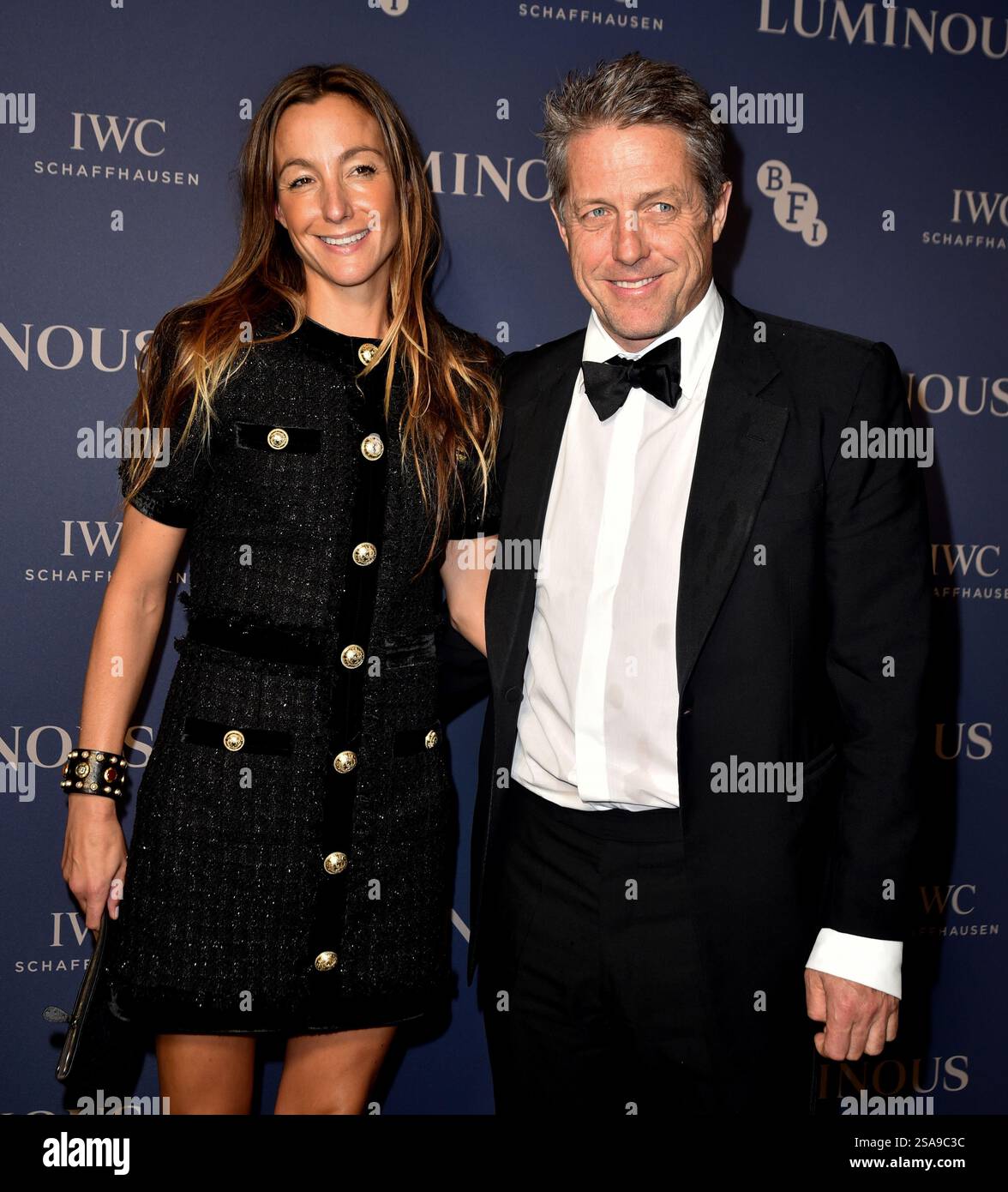 Hugh Grant and Anna Elisabet Eberstein attends LUMINOUS! The BFI ...