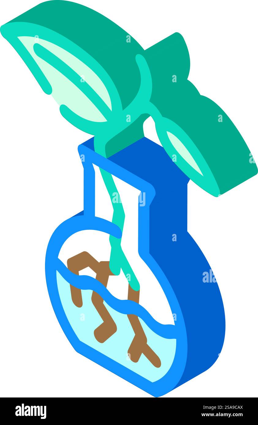 plant propagation urban gardening isometric icon vector. plant ...