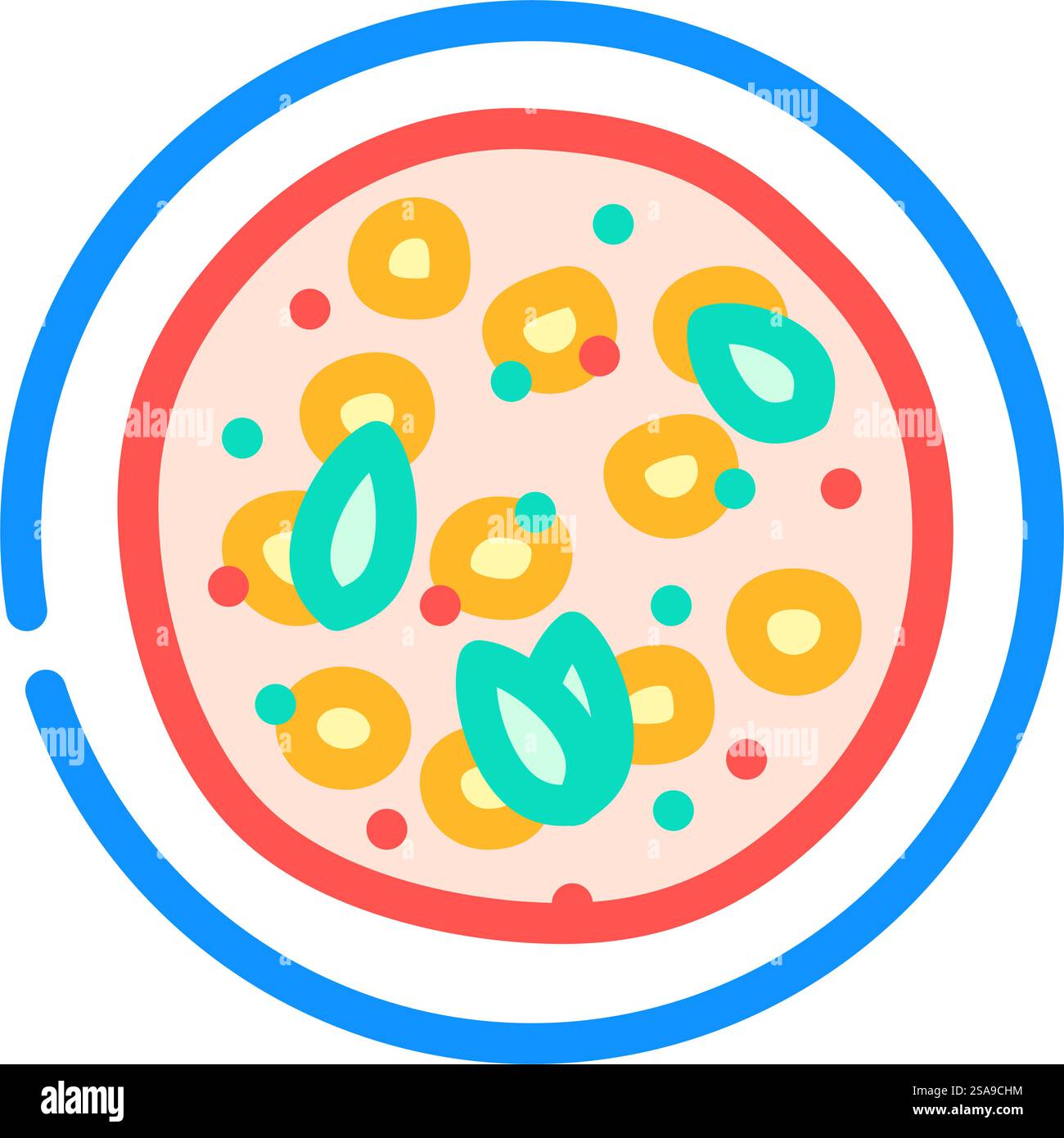 chana masala indian cuisine color icon vector. chana masala indian ...