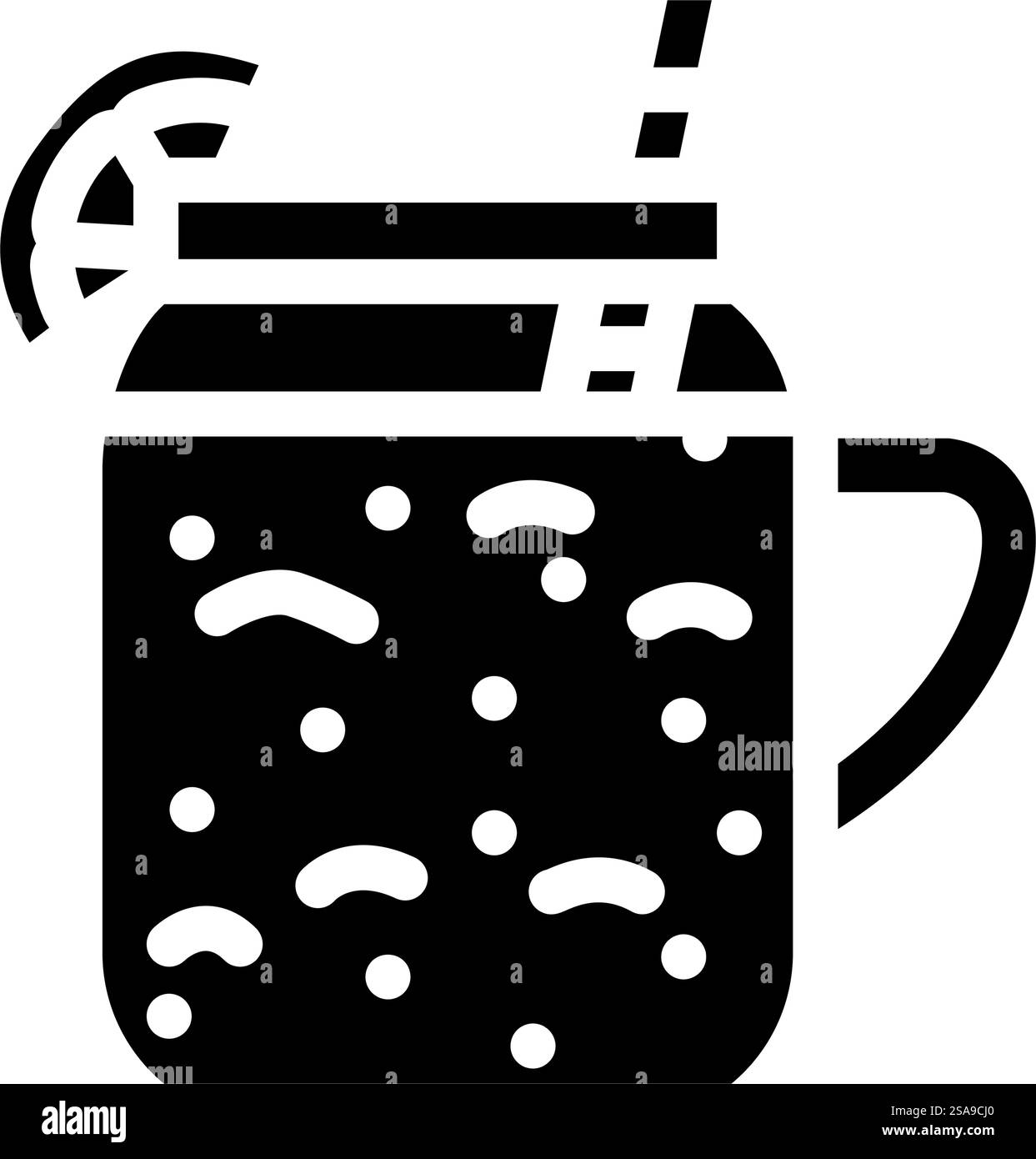 lassi drink indian cuisine glyph icon vector. lassi drink indian ...