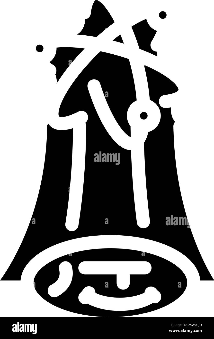 holography quantum technology glyph icon vector. holography quantum ...