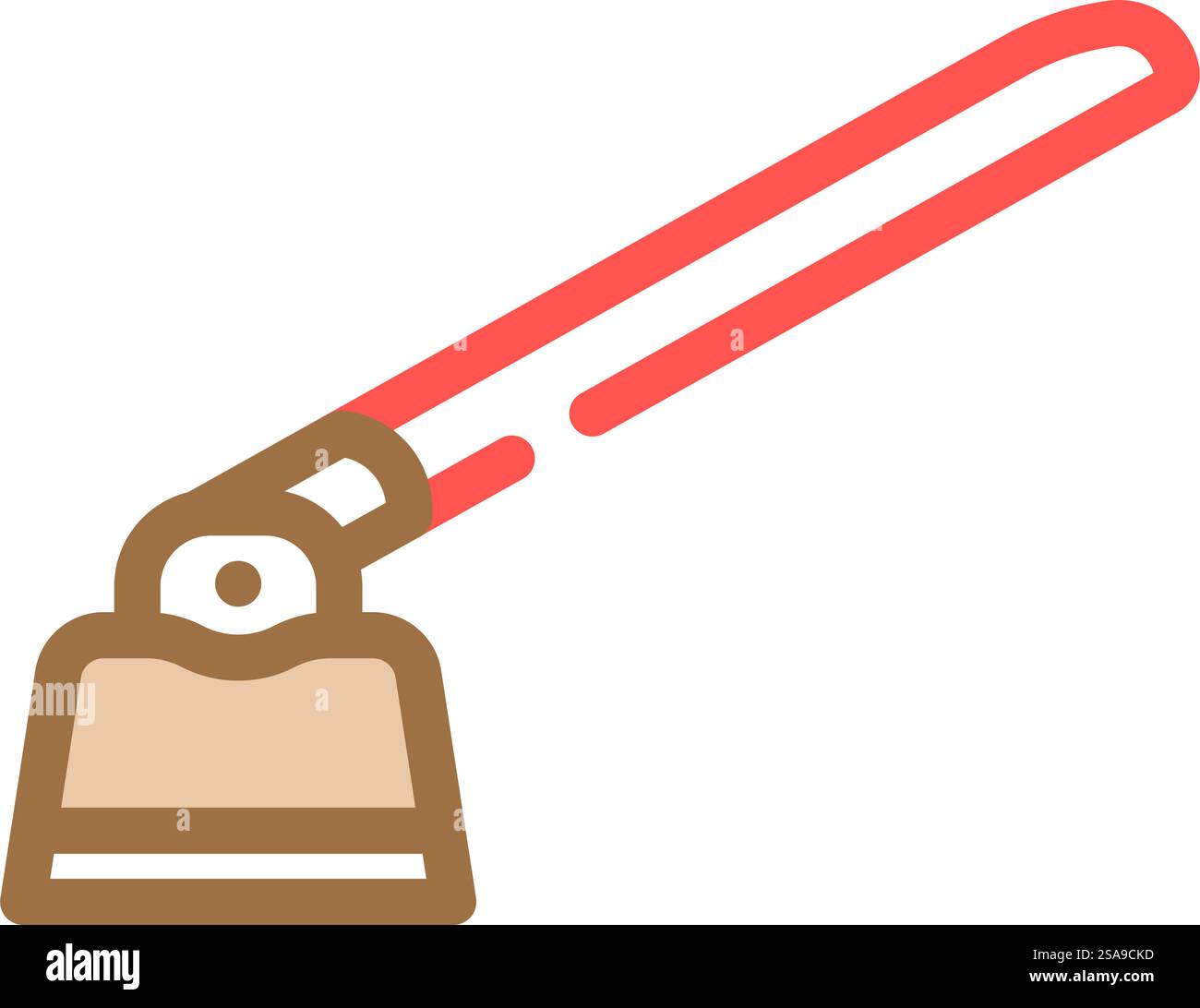 hoe urban gardening color icon vector. hoe urban gardening sign ...