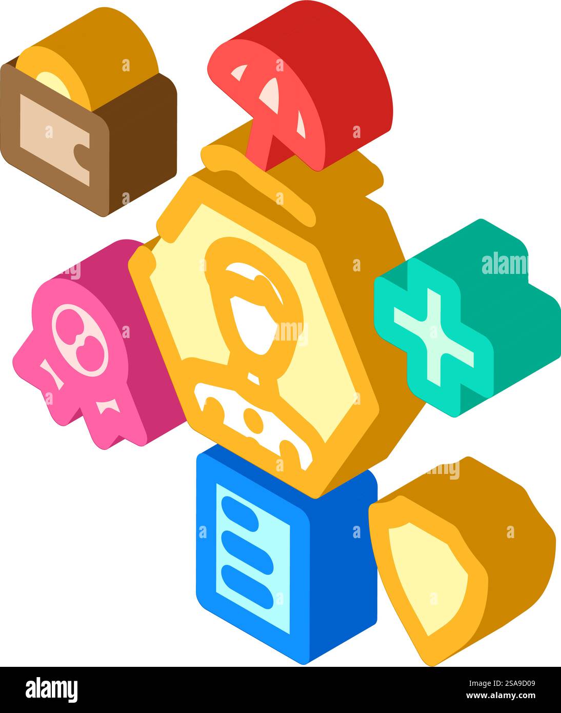 benefits administration business isometric icon vector. benefits ...