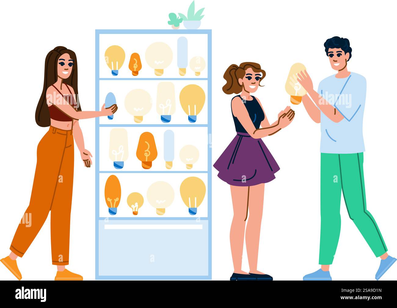 Bulb intellectual property management vector light process hi-res stock ...