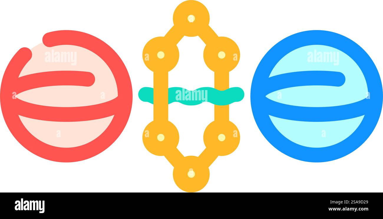 gate quantum technology color icon vector. gate quantum technology sign ...