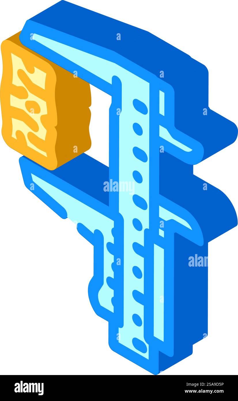 quality control wood pellets isometric icon vector. quality control ...