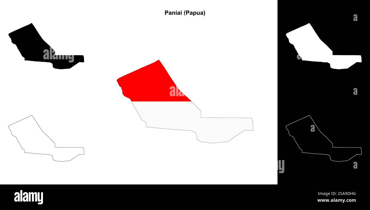 Map of paniai hi-res stock photography and images - Alamy