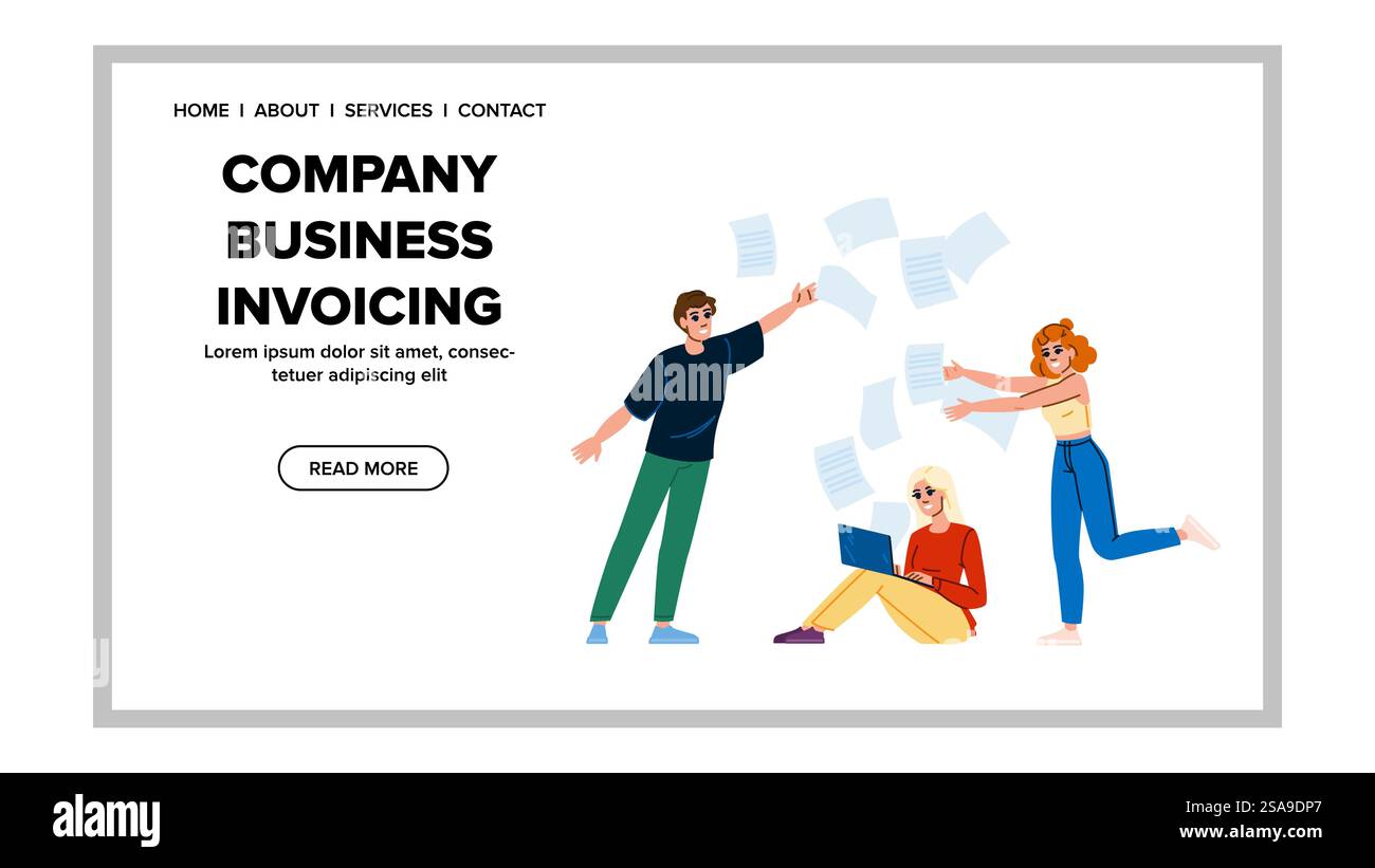 Vendor company business invoicing vector purchase receipt hi-res stock ...