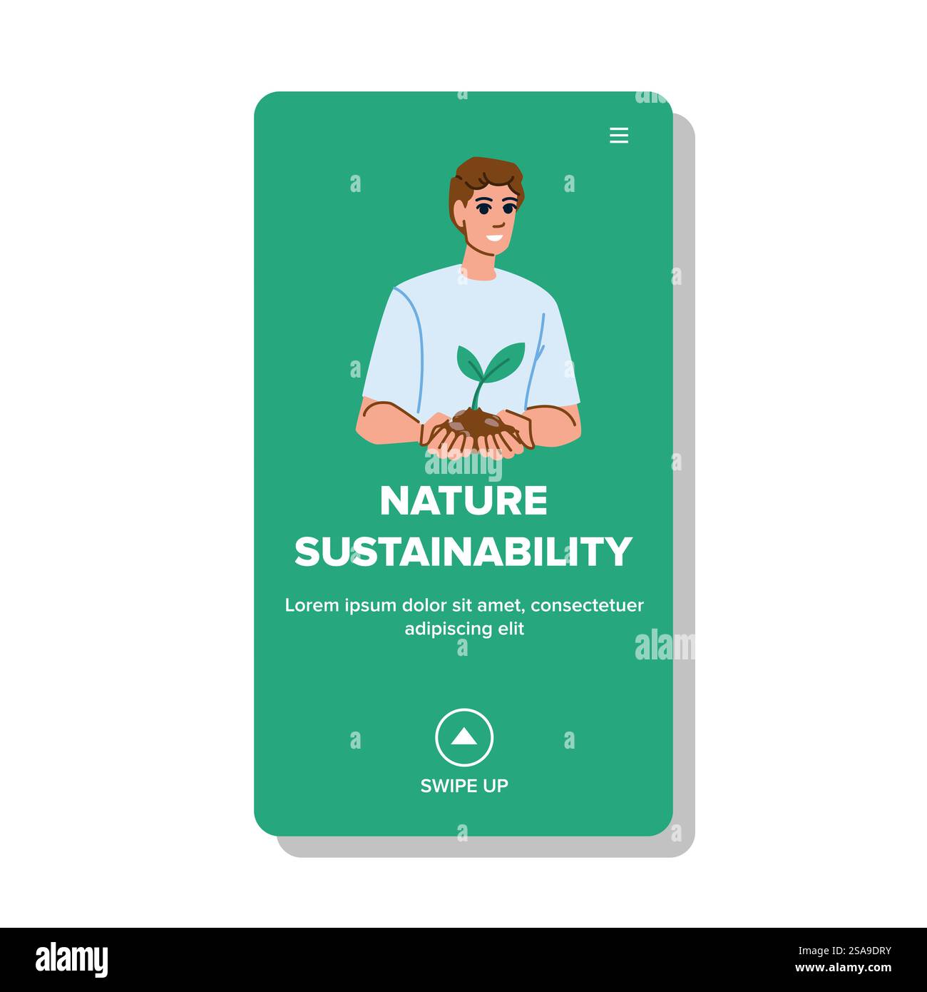 conservation nature sustainability vector. organic recycle, environment ...