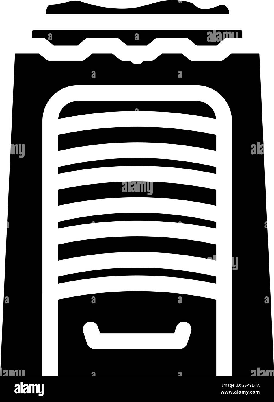 compost urban gardening glyph icon vector. compost urban gardening sign ...